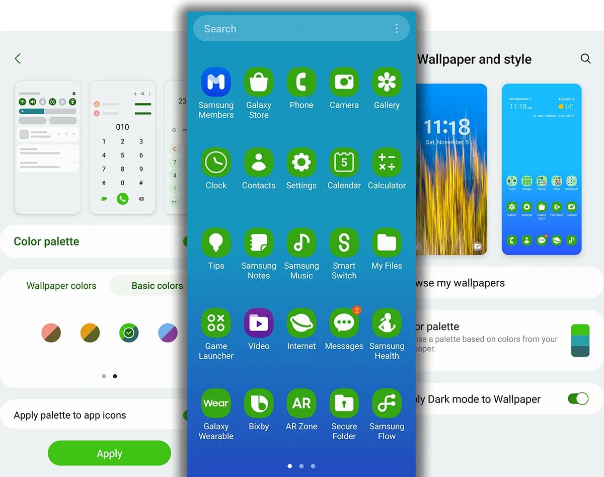 بهترین ویژگی‌های رابط کاربری One UI 5سامسونگ